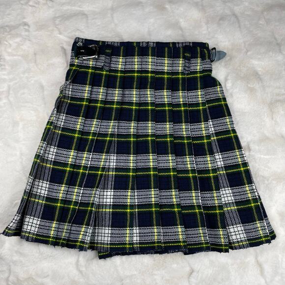 Kommando Kilts | Bottoms | Kommando Kilts Boys Youth 57 Years Pleated Plaid Scottish Blue Tartan ...